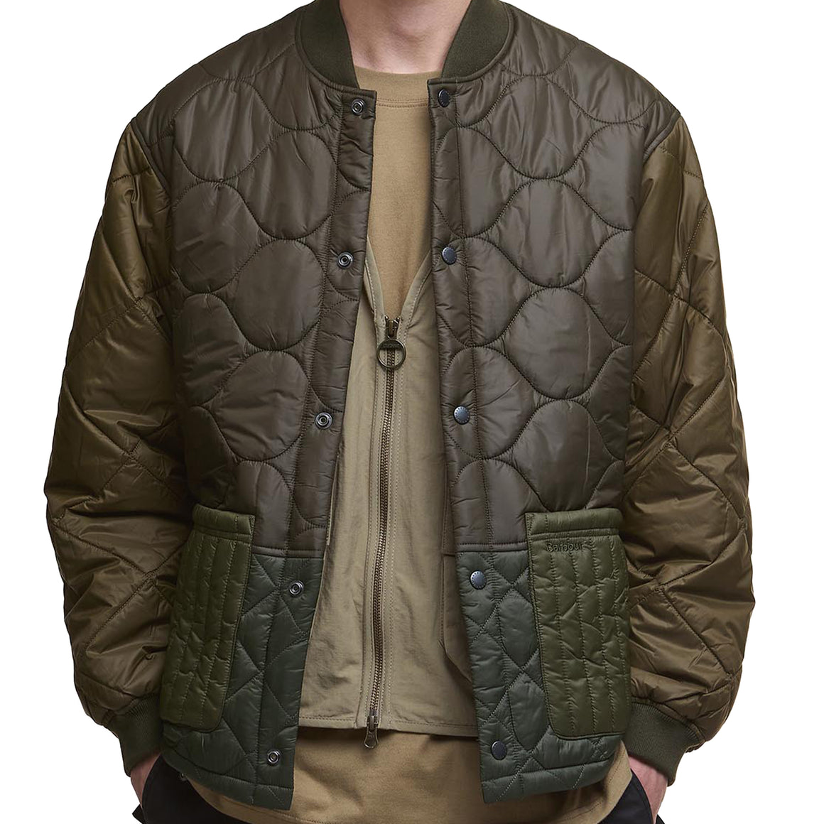 Barbour Cording Quilted Jacket Army Green - MQU1855-GN72 - Starcow ...