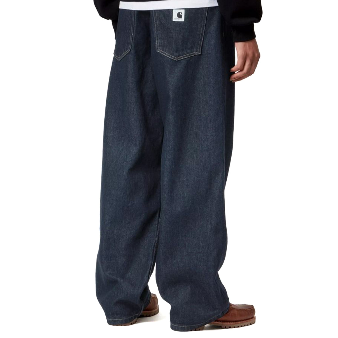 Carhartt WIP Pantalon Brandon Pant Blue Rigid Femme - I035892.01.01 ...