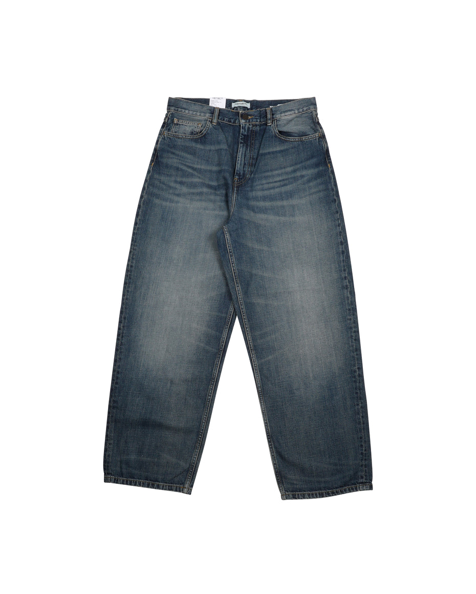 Carhartt W Brandon Pant Blue Worn Used Wash - I034638.014Q - Starcow Paris