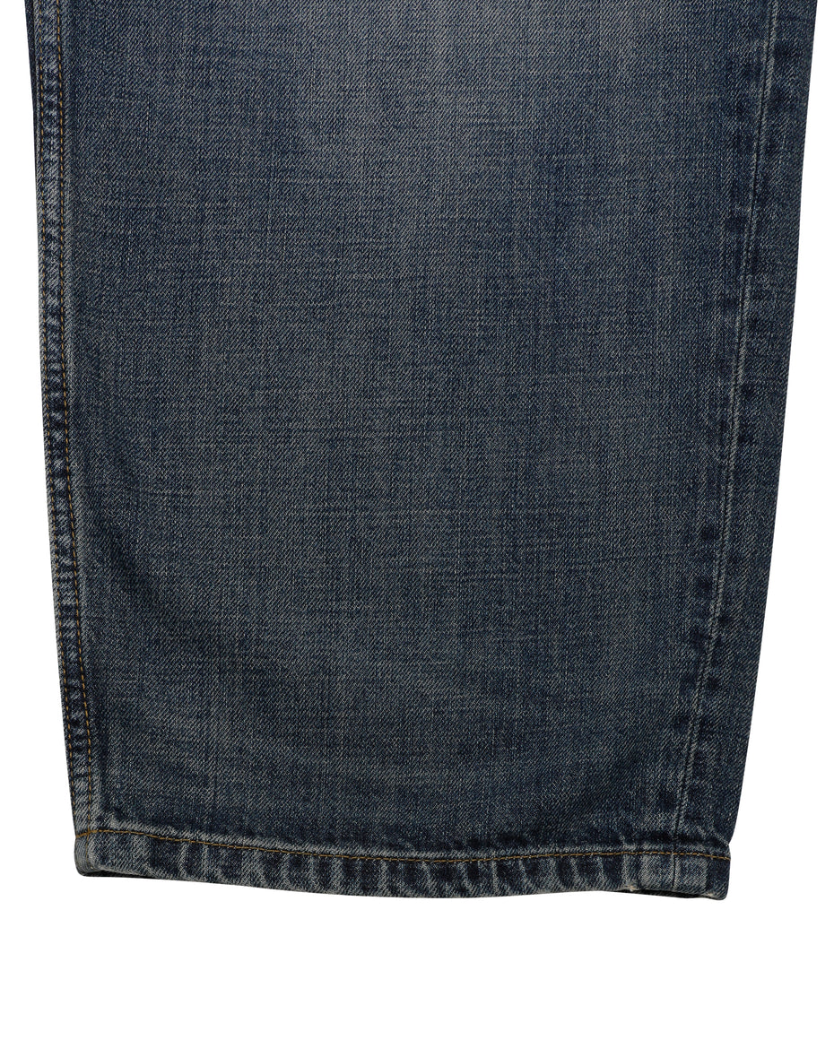 Carhartt W Brandon Pant Blue Worn Used Wash - I034638.014Q - Starcow Paris