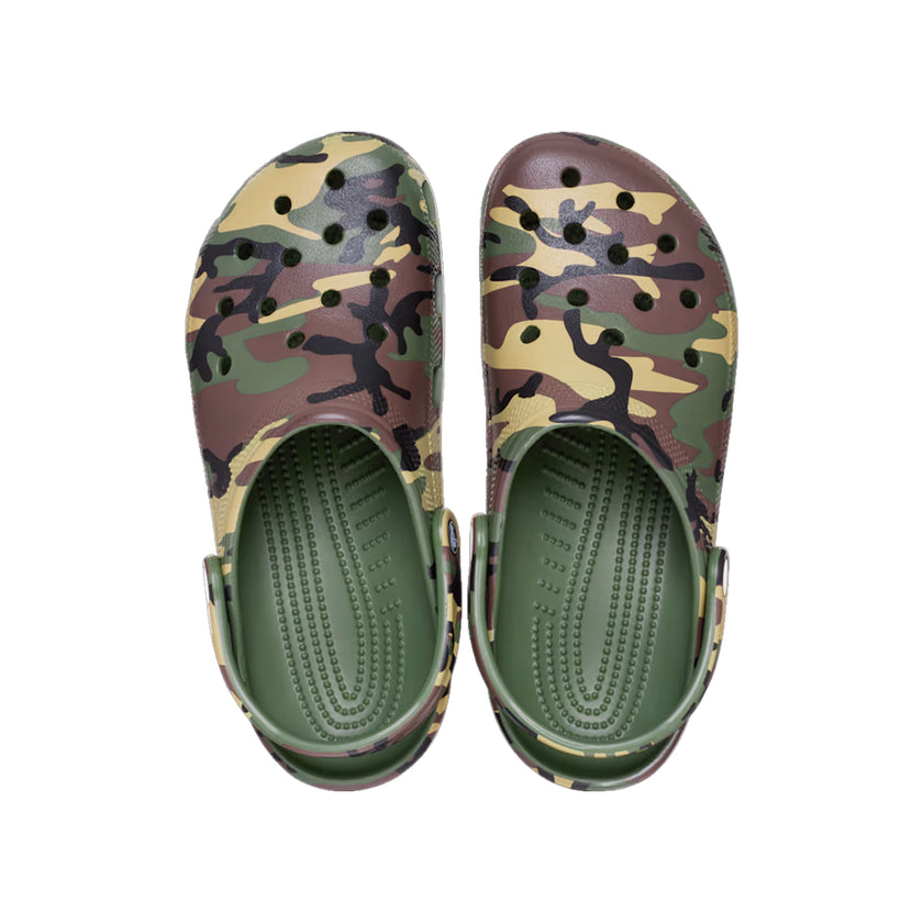 Crocs Classic Camouflage Clog Army Green Multi - 211936-3TC - Starcow ...