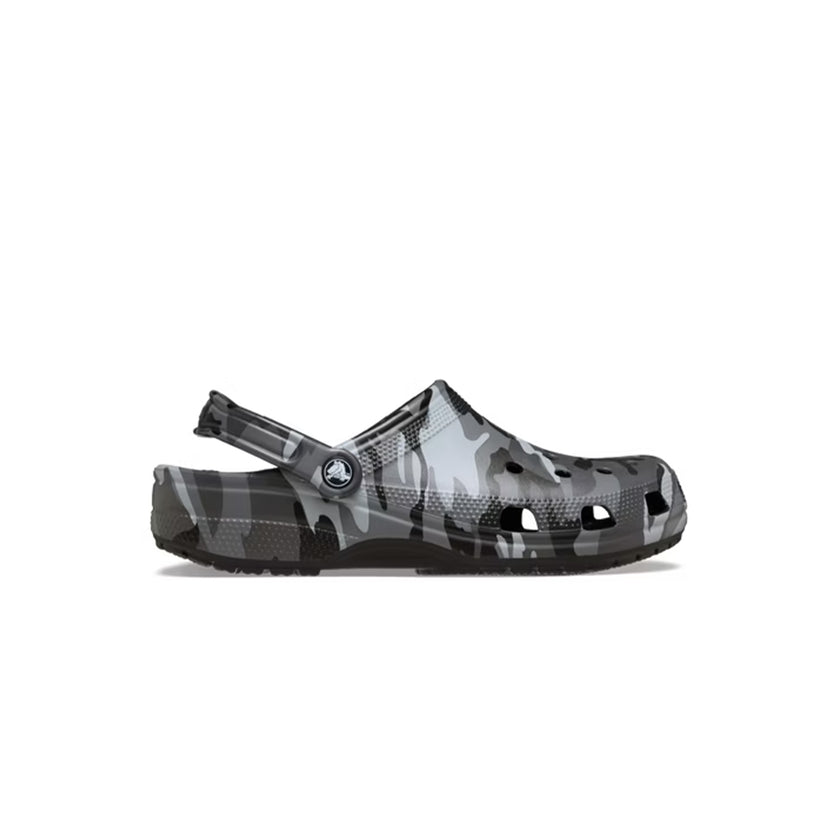 Crocs Classic Camouflage Clog Black Grey - 211936-0DD - Starcow Paris ...