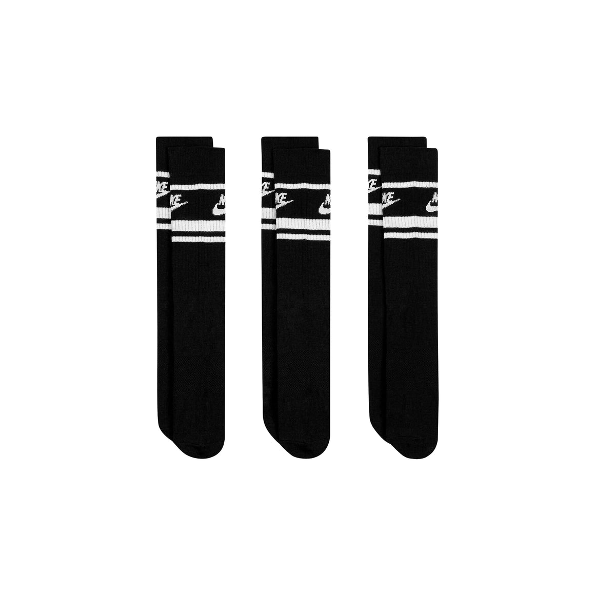 Nike Nsw Everyday Essential Crew Socks Black White - DX5089-010 ...