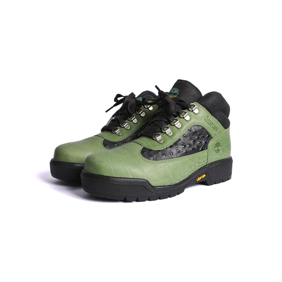 Timberland x Starcow Field Boots Mid Lace GTX Medium Green Full Grain ...